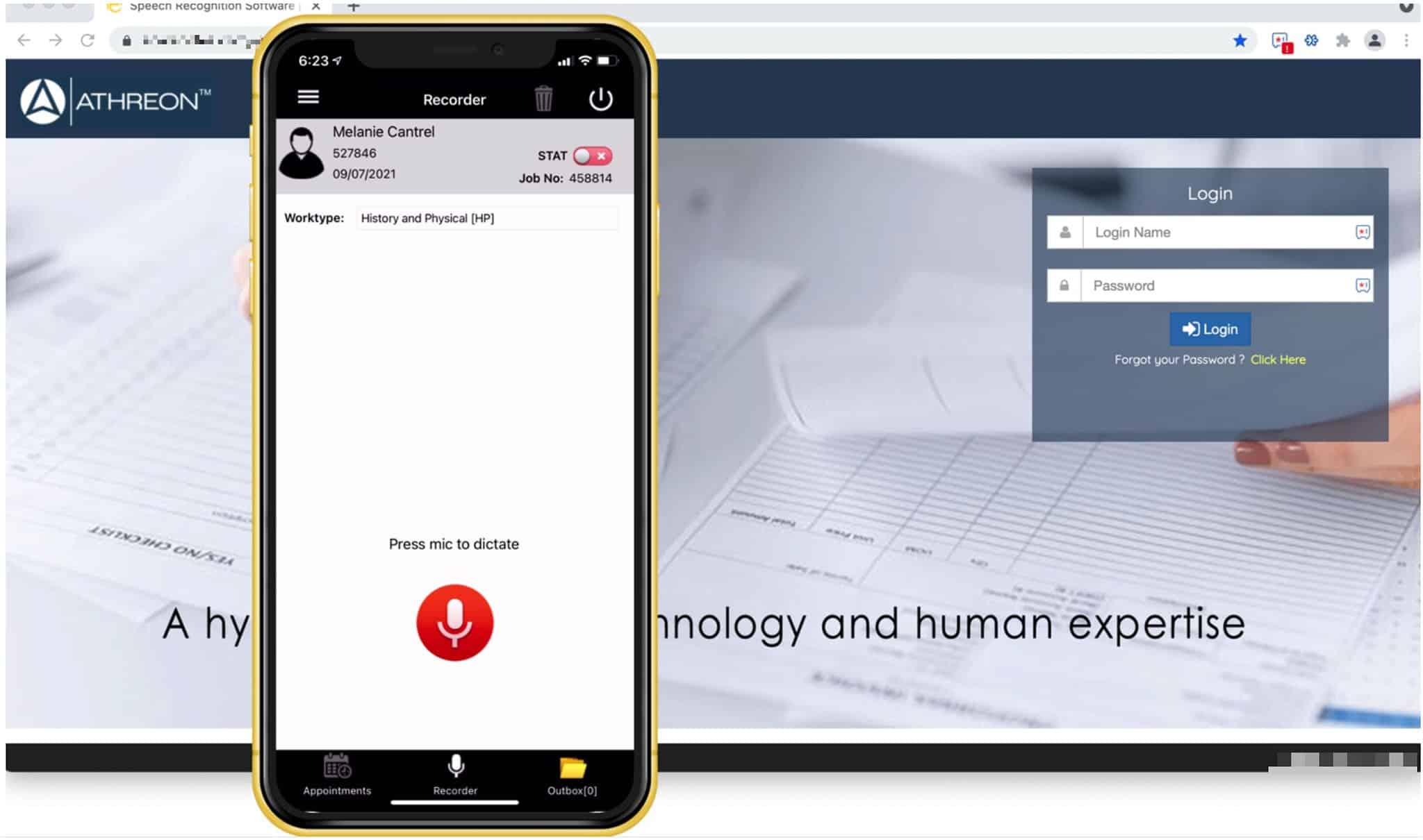 Athreon Front-End Speech Recognition | VoiceNote 7-Day Pilot Athreon Front-End Speech Recognition | VoiceNote 7-Day Pilot